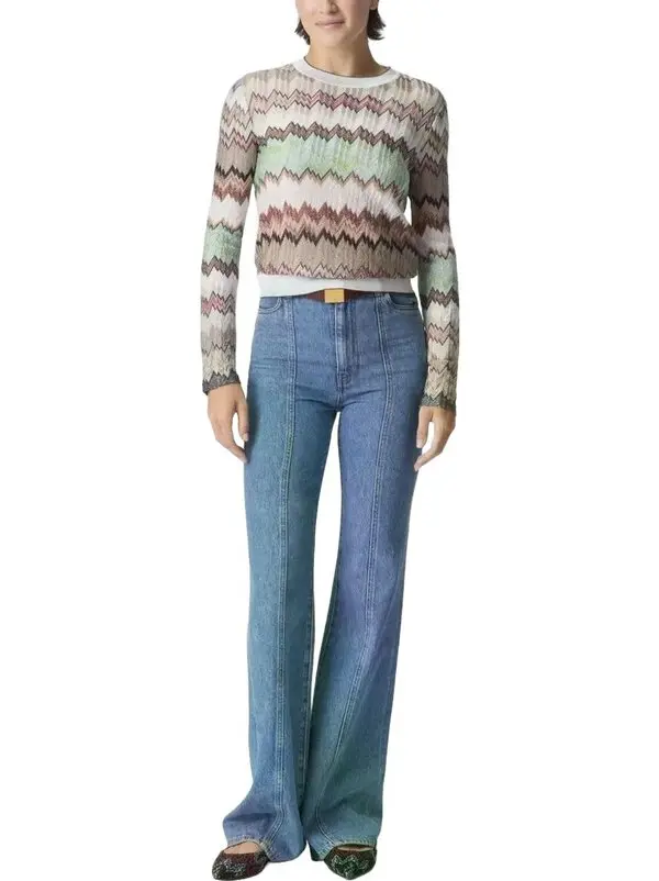 Missoni Chevron-pattern Sweater - Neutrals