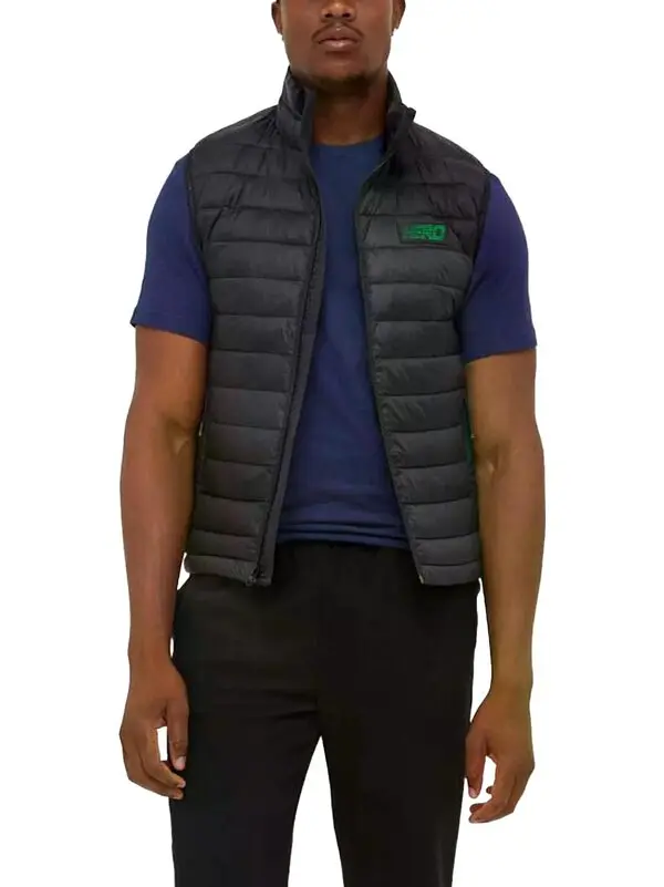 Rossignol Quilted Zip-up Gilet - Black