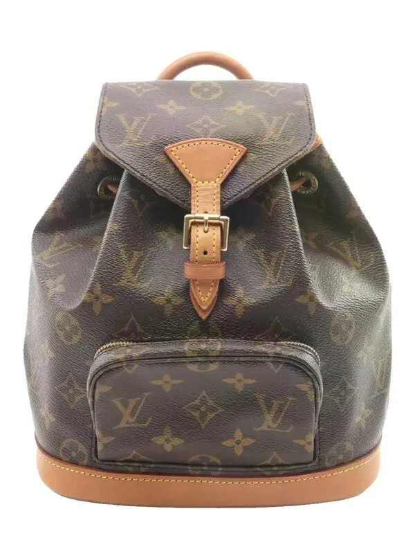 LOUIS VUITTON 1997 Monogram Mini Montsouris Backpack - Brown