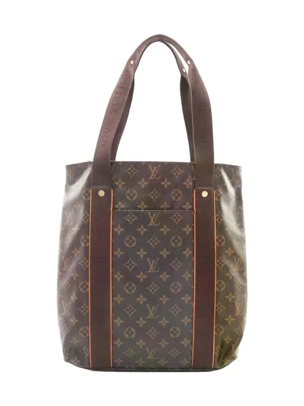 LOUIS VUITTON 2008 Monogram Cabas Beaubourg Tote Bag - Brown