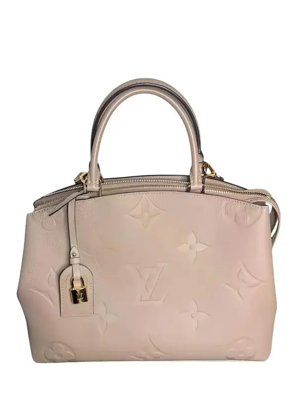 LOUIS VUITTON Grand Palais Mm Embossed Leather Shoulder Bag - Neutrals