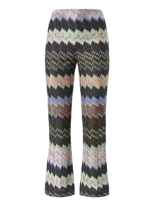 Missoni Zigzag Pattern Trousers - Black