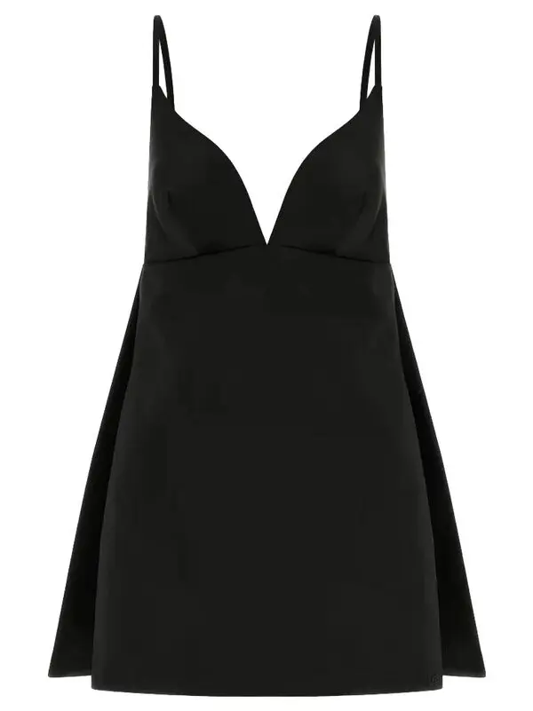 Elisabetta Franchi Duchesse Mini Dress - Black