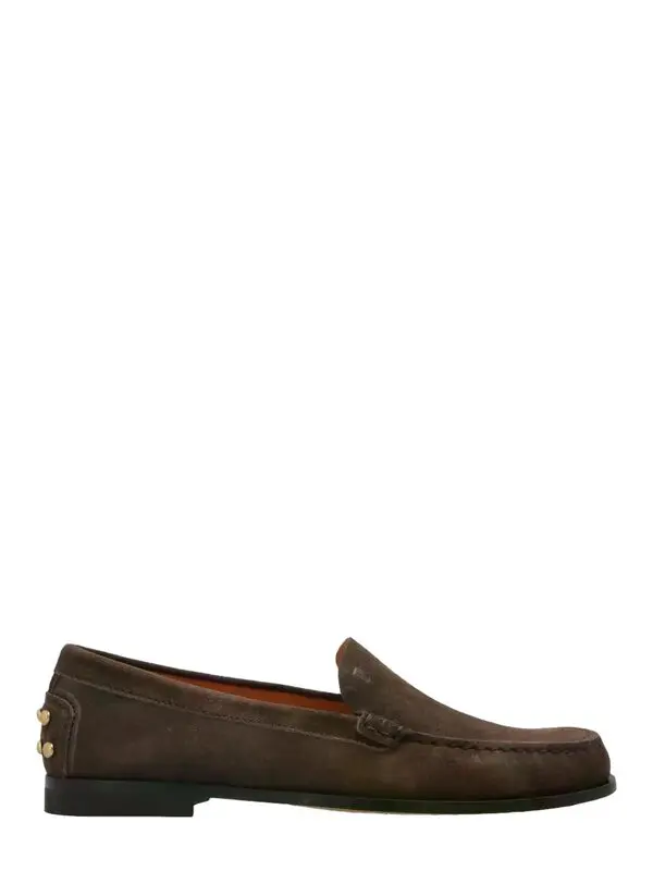 TOD'S Studded Loafers - Brown