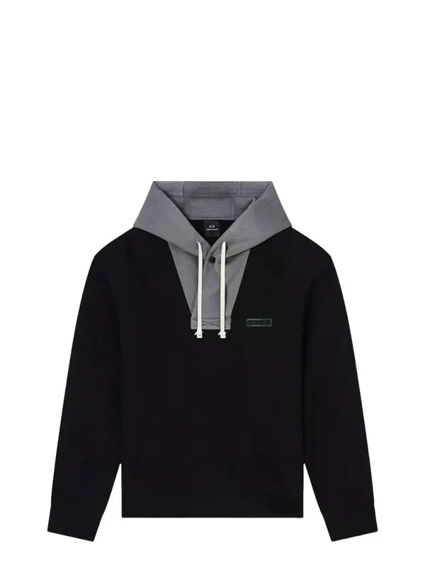 Armani Exchange Logo Detail Hoodie - Uc001