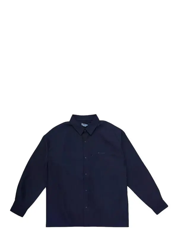 Champion Chest-pocket Buttoned Overshirt - Blue