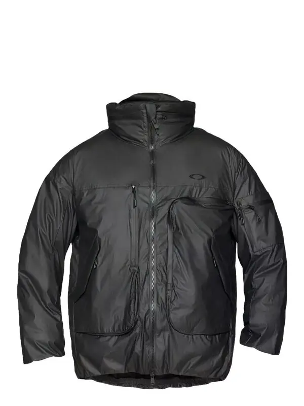 Oakley Logo-detail Zip-up Jacket - Black