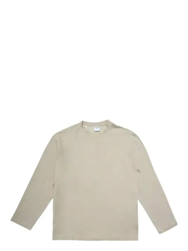 SELECTED Long-sleeves Crew-neck T-shirt - Neutrals