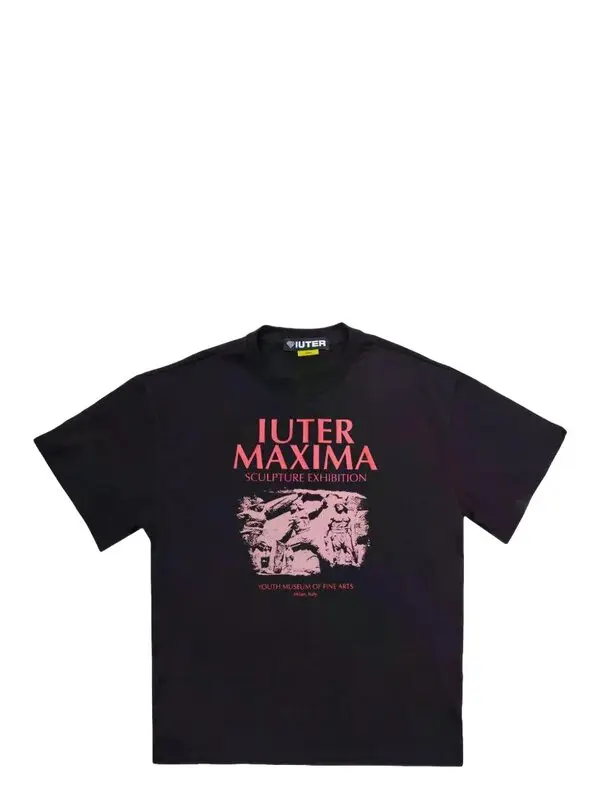 IUTER Graphic-print T-shirt - Black