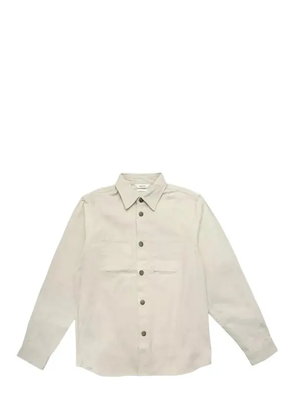 SELECTED Cotton Shirt - Neutrals