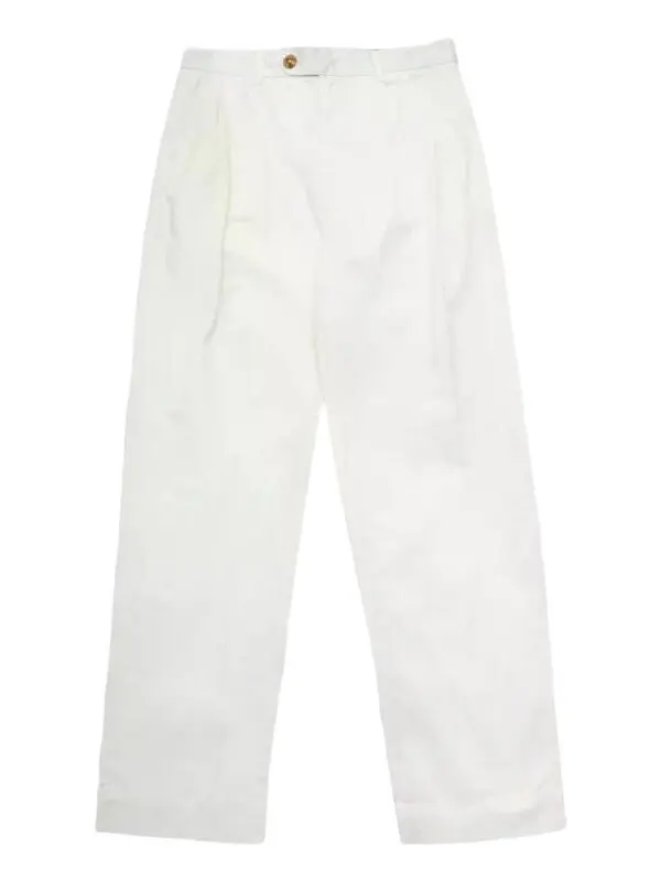 SELECTED Adam Wide-leg Trousers - White