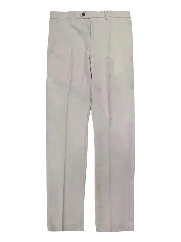 SELECTED Pleated Straight-leg Trousers - Neutrals