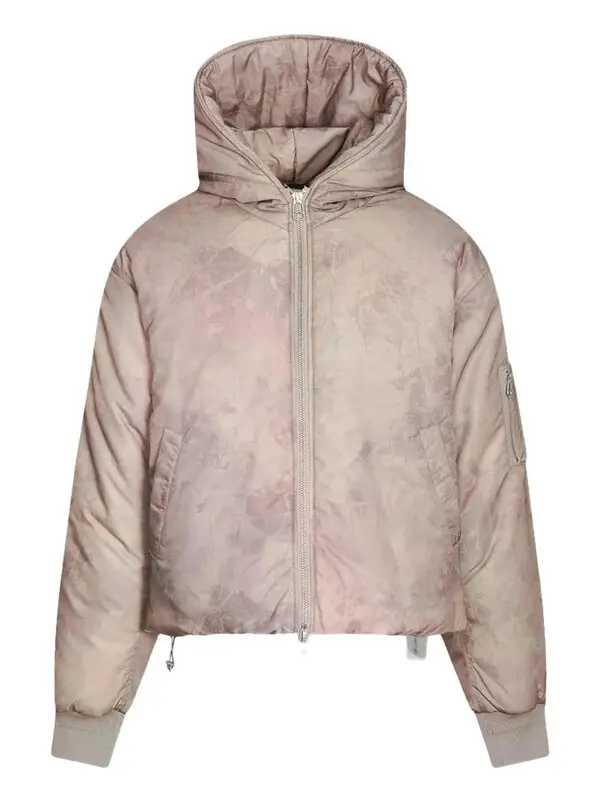 PEACEMAKER OAMC Foliage-print Hooded Bomber Jacket - Neutrals