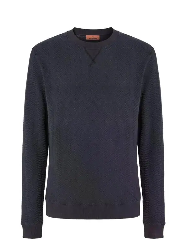 Missoni Crew-neck Sweatshirt - Blue