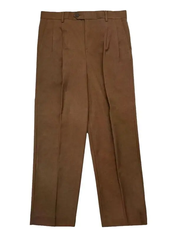 SELECTED Pleated Trousers - Brown