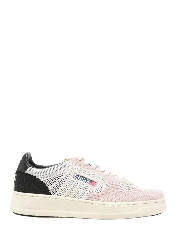 AUTRY Easeknit Lace-up Sneakers - Pink
