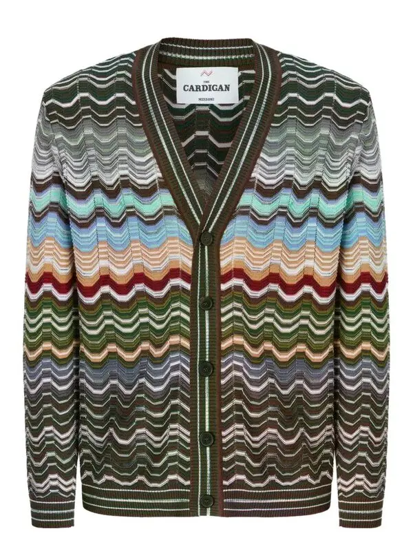 Missoni Zig-zag Cardigan - Green