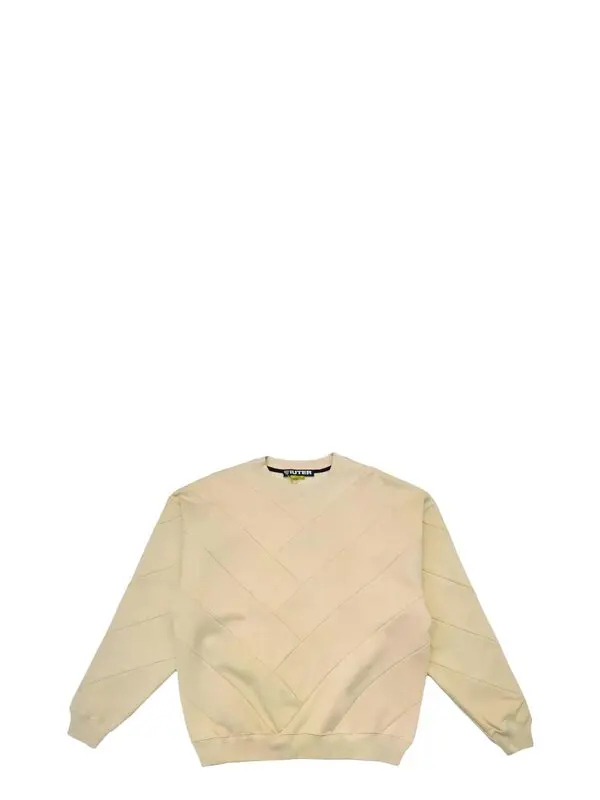 IUTER Striped Crew-neck Sweatshirt - Neutrals