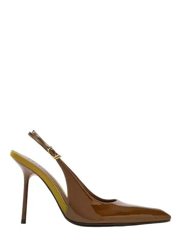 Schutz Leona Pointed Buckle Pumps - Brown