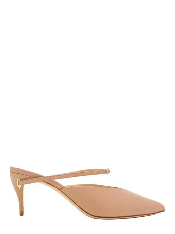 Jennifer Chamandi 65mm Mattia Heeled Pumps - Neutrals