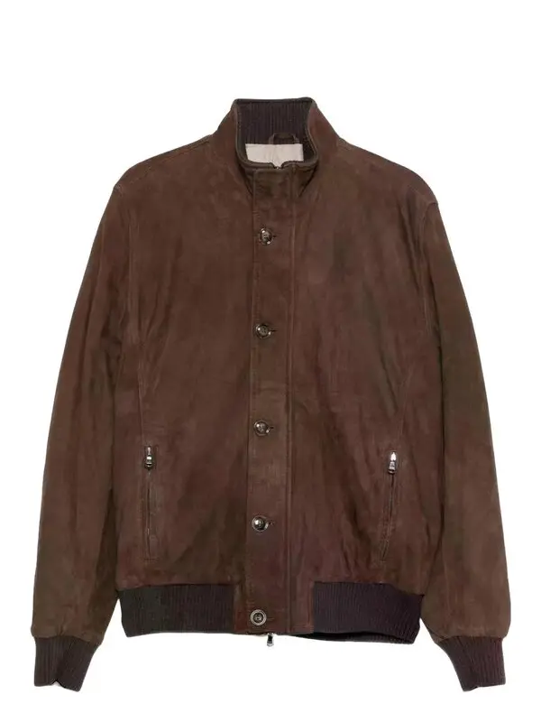 BARBA NAPOLI Long-sleeve Jacket - Brown