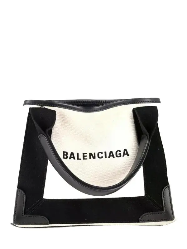 Balenciaga Cabas Canvas Tote - Neutrals