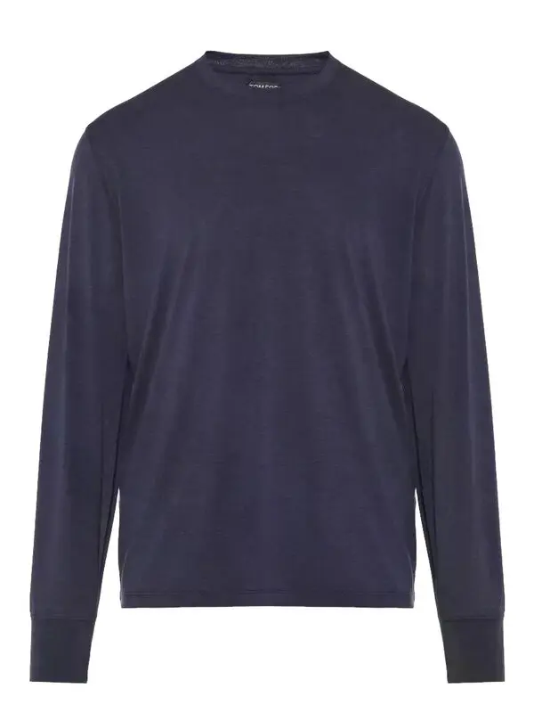 TOM FORD Long-sleeve T-shirt - Blue