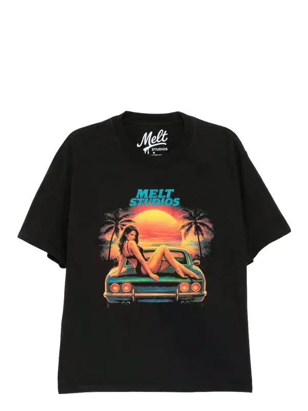 MELT Printed T-shirt - Black