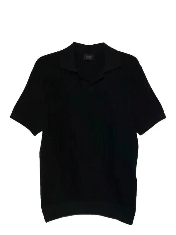 Brioni Ribbed T-shirt - Blue