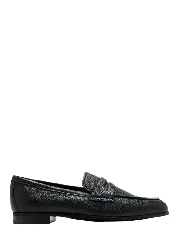 Church's Textured Penny-strap Loafers - Black