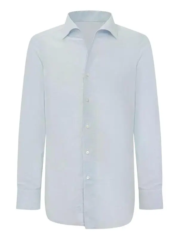 FINAMORE 1925 Long-sleeve Shirt - Blue