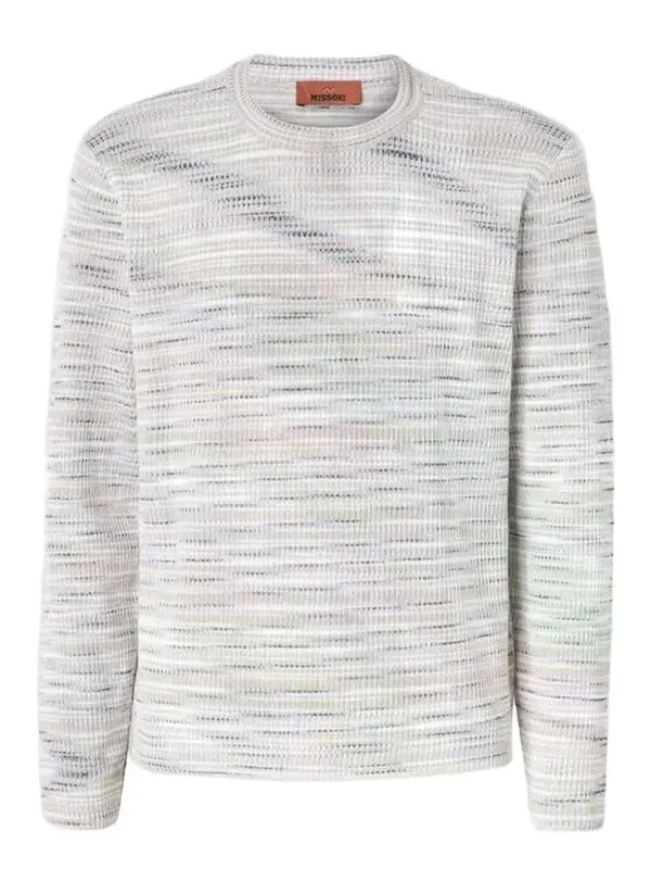 Missoni Crew-neck Knitted Sweater - White