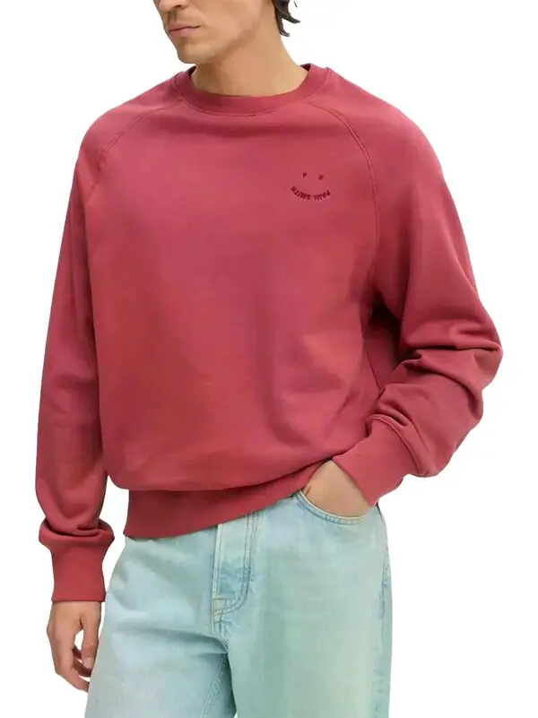 Paul Smith Embroidered Crewneck Sweatshirt - Pink