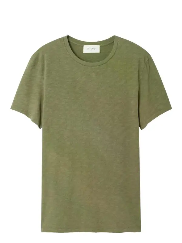 American Vintage Bysapick Short-sleeve Round-neck T-shirt - Green