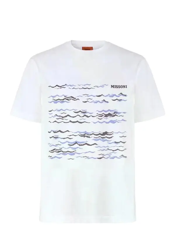 Missoni Wave-print T-shirt - White
