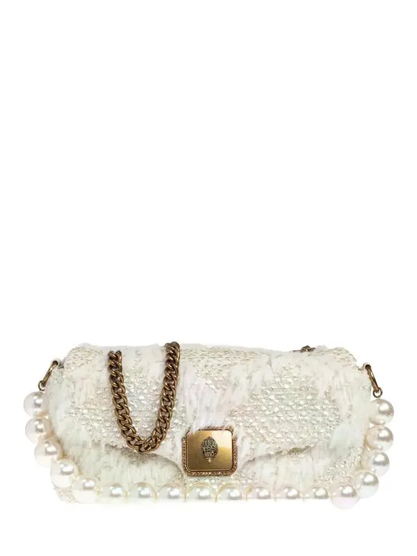 Kurt Geiger Pimlico Pearl Shoulder Bag - White