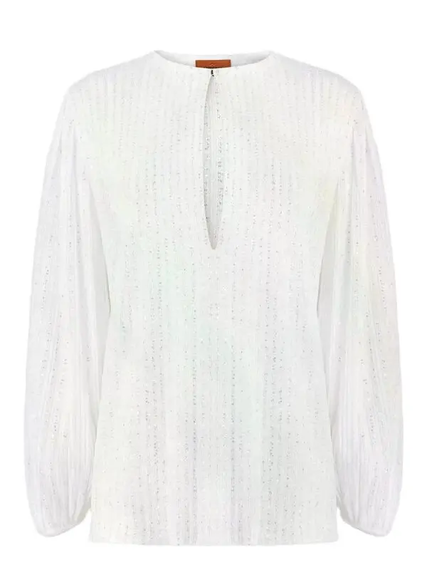 Missoni Balloon-sleeve Blouse - White