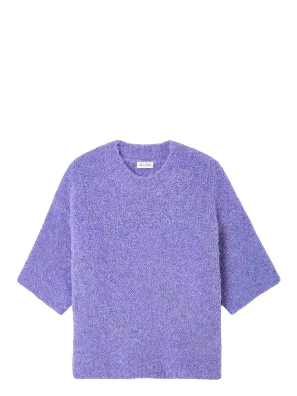 American Vintage Zolly Short-sleeve Sweater - Purple