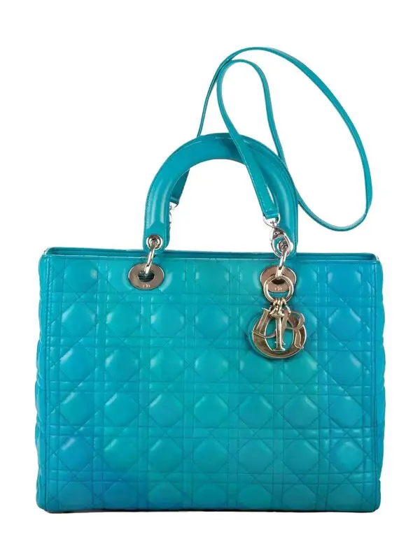 Dior 2010 Lady Handbag - Blue