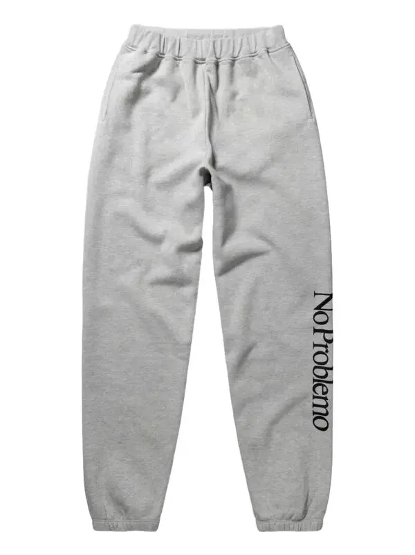 NO PROBLEMO Logo-print Track Pants - Grey
