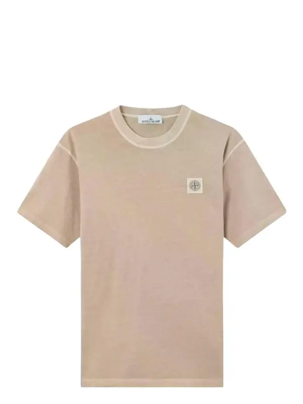 Stone Island Logo-patch T-shirt - Neutrals