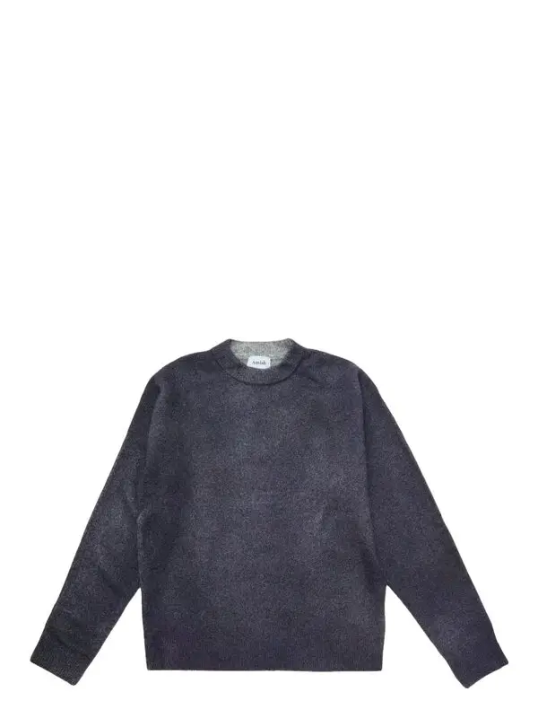 AMISH Knitted Crew-neck Sweater - Grey