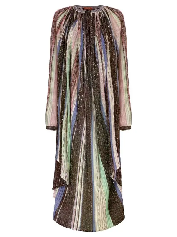 Missoni Sequin-embellished Maxi Dress - Brown