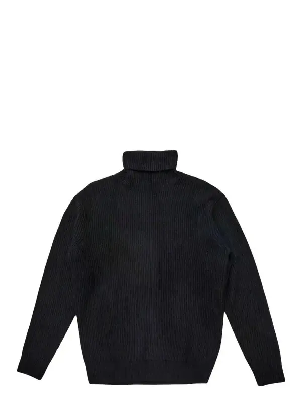 LES DEUX Eddie Rollneck Sweater - Black