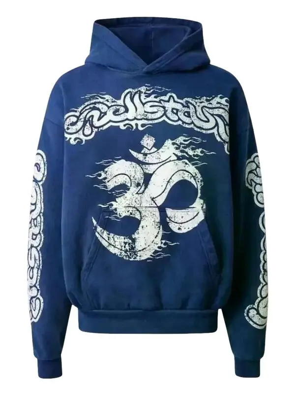 HELLSTAR Yoga Hooded Sweater - Blue