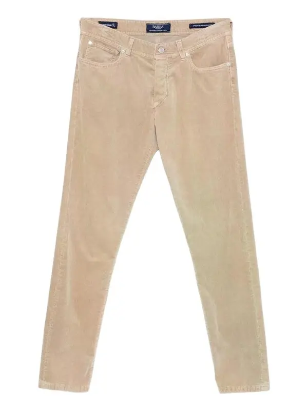 BARBA NAPOLI Corduroy Trousers - Neutrals