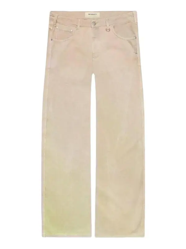 RETERNITY Canvas Wrinkled Trousers - Neutrals