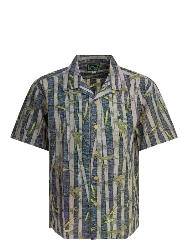 MONTBELL Bamboo Print Shirt - Blue