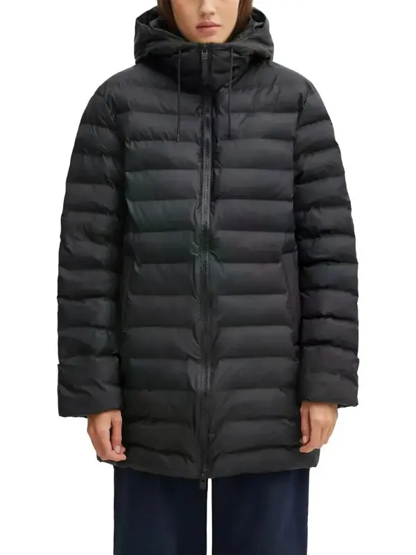 Rains Lohja W3t3 Hooded Padded Jacket - Black