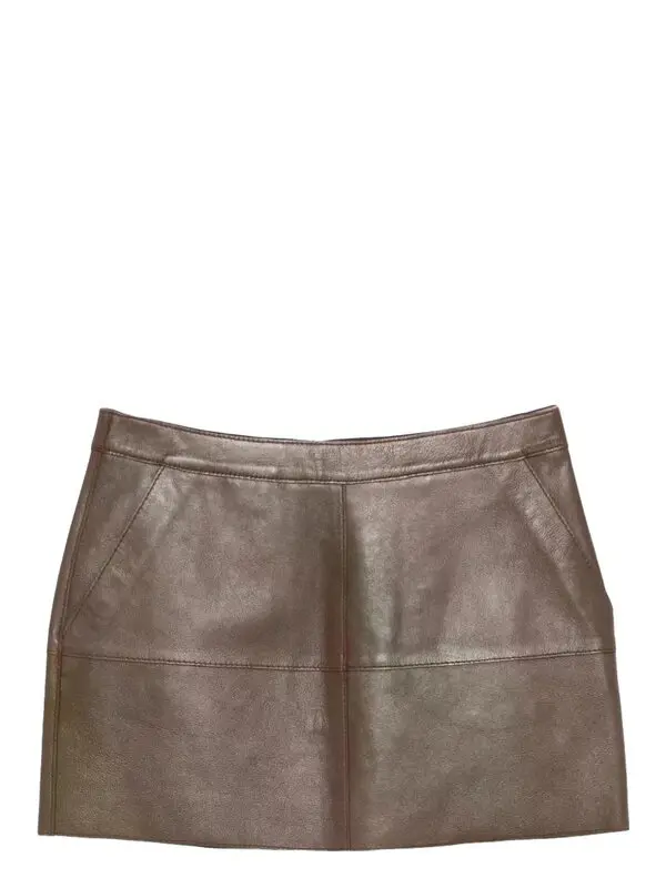 P.a.r.o.s.h Mini Skirt With Pockets - Brown